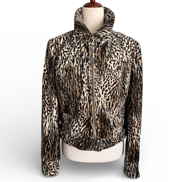 Insight | Jackets & Coats | Insight Cheetah Animal Print Moto Jacket ...